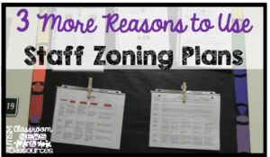 3 More Reasons to use a Zoning Plan in Your Classroom | Autism ...